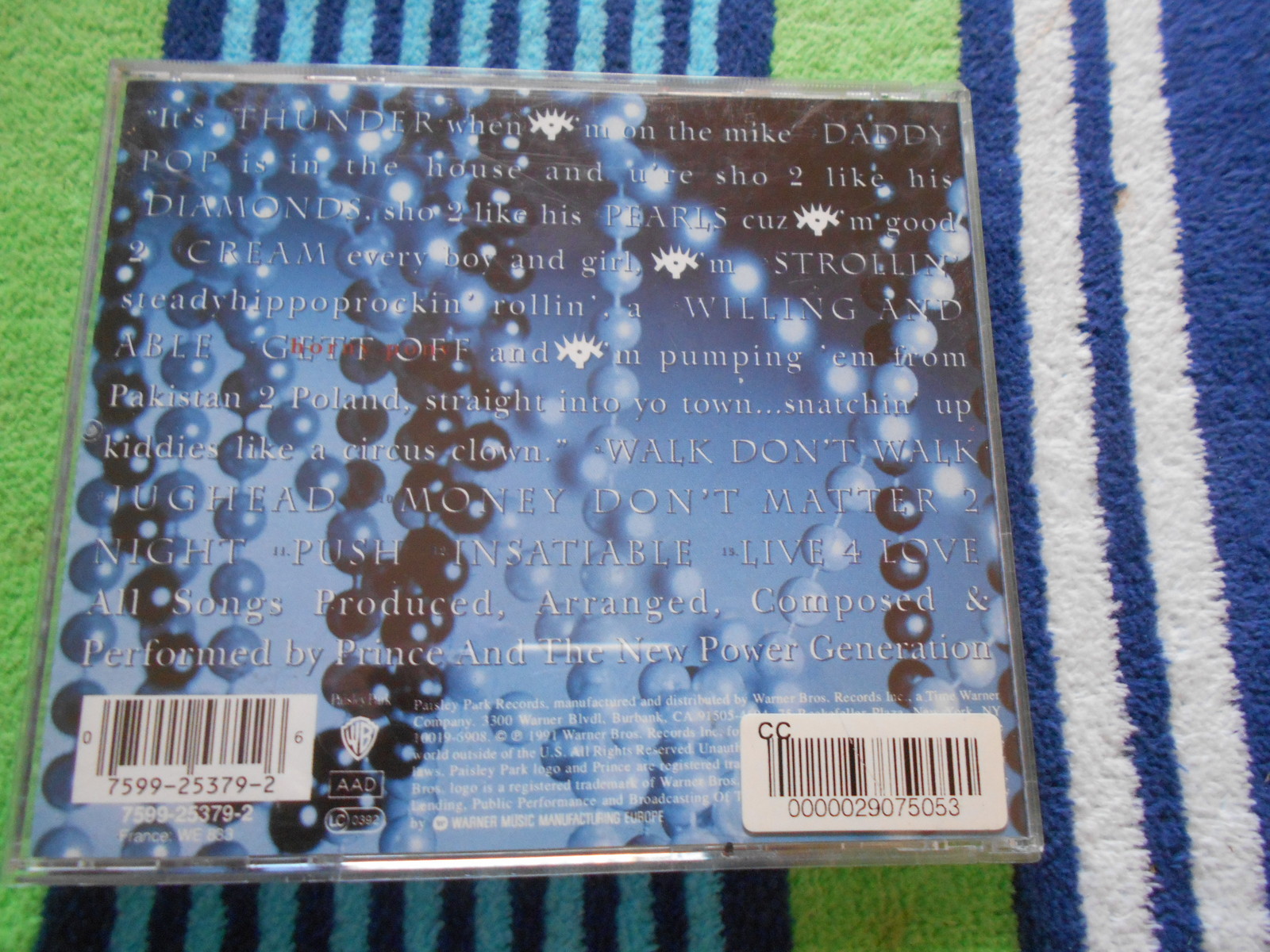 Prince & New Power Generation-Diamonds And Pearl CD-holographic 3 D ...