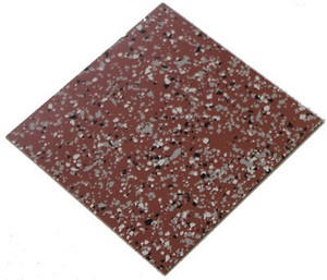 Terracotta Speckled Heavy Duty Compressed Quartz Vinyl Floor Tiles ...
