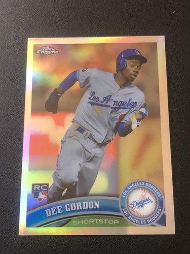 2011 Topps Chrome Refractor Dee Gordon #212 Rookie RC | eBay