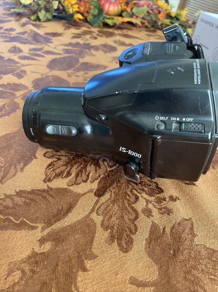 Vintage 1990 Olympus IS 1000 , 35mm Film Camera with 35-135 mm 1:4.5 -5 ...