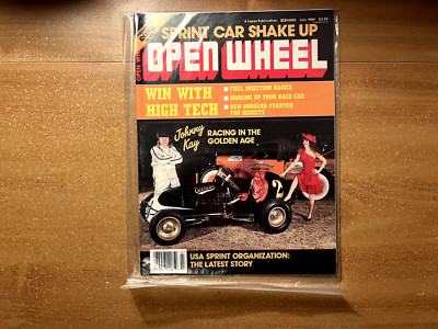 Open Wheel Magazine-JULY/1989-Near Mint-SPRINT CAR SHAKE UP/JOHNNY KAY ...