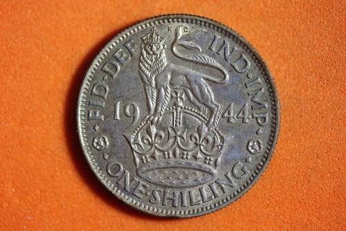1944 Great Britain 1 Shilling Silver Coin #M18886 | eBay