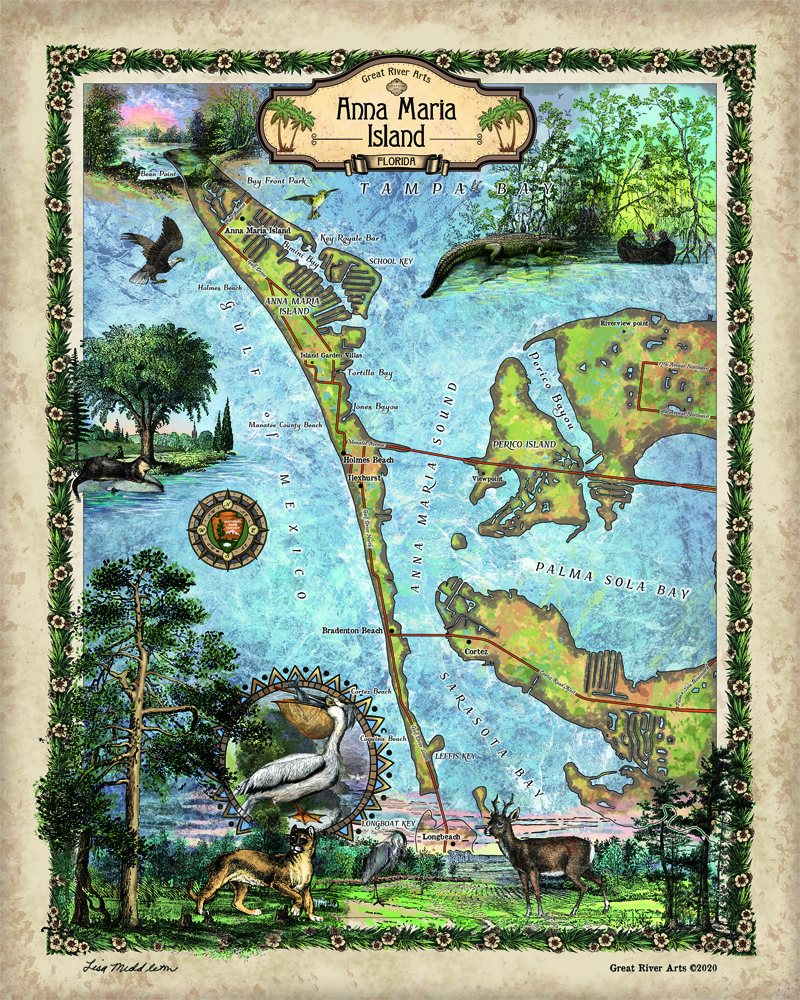 Anna Maria Island Map Florida