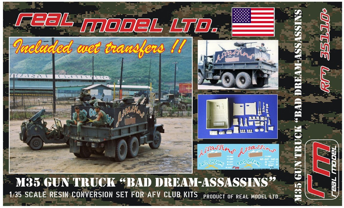 M35 Gun Truck BAD DREAMS-ASSASINS 1/35 Real Model resin RM35110 | eBay
