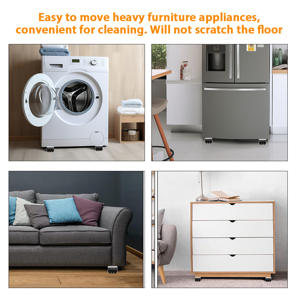 Moving Rollers Fridge Freezer Wheeled Appliance Trolley Move Heavy ...