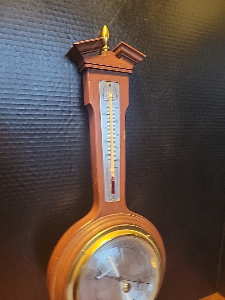 Vintage Thermometer Barometer Weather Station Taylor Instrument Company ...