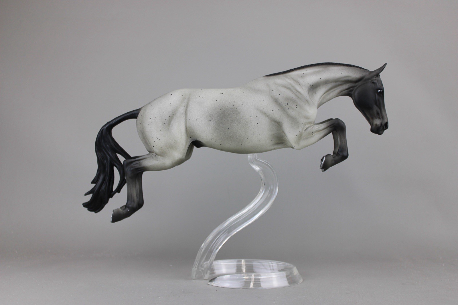 Custom Breyer Model Horse Bristol Blue Roan Grey CM ~ Dan Van’s Customs ...