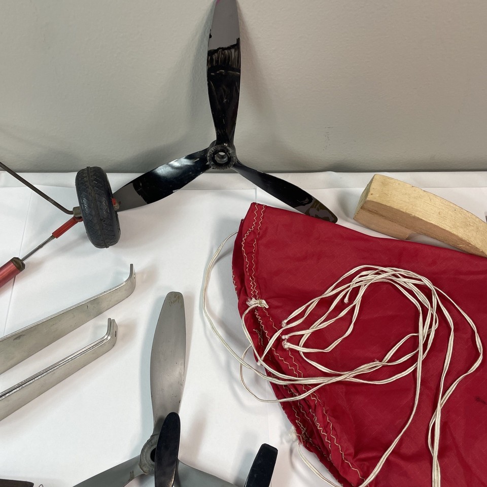 Vintage Model Airplane parts - Various brands- Engines, Propellers ...