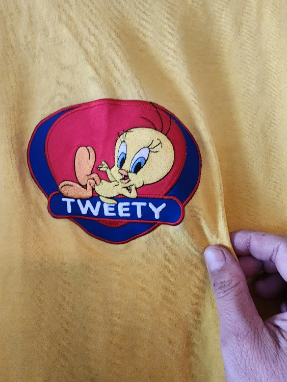 Vintage Tweety Bird stitched logo Looney Tunes T Shirt womens 26w/28w ...