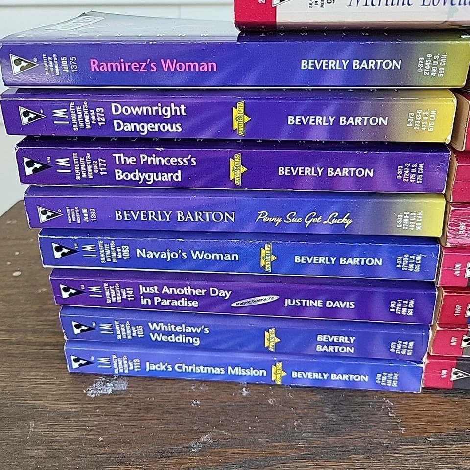 BIG Lot (17) BEVERLY BARTON Books Silhouette Intimate Moments ...