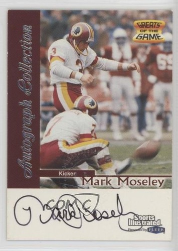 1999 Fleer Sports Illustrated Auto Collection Mark Moseley Auto | eBay