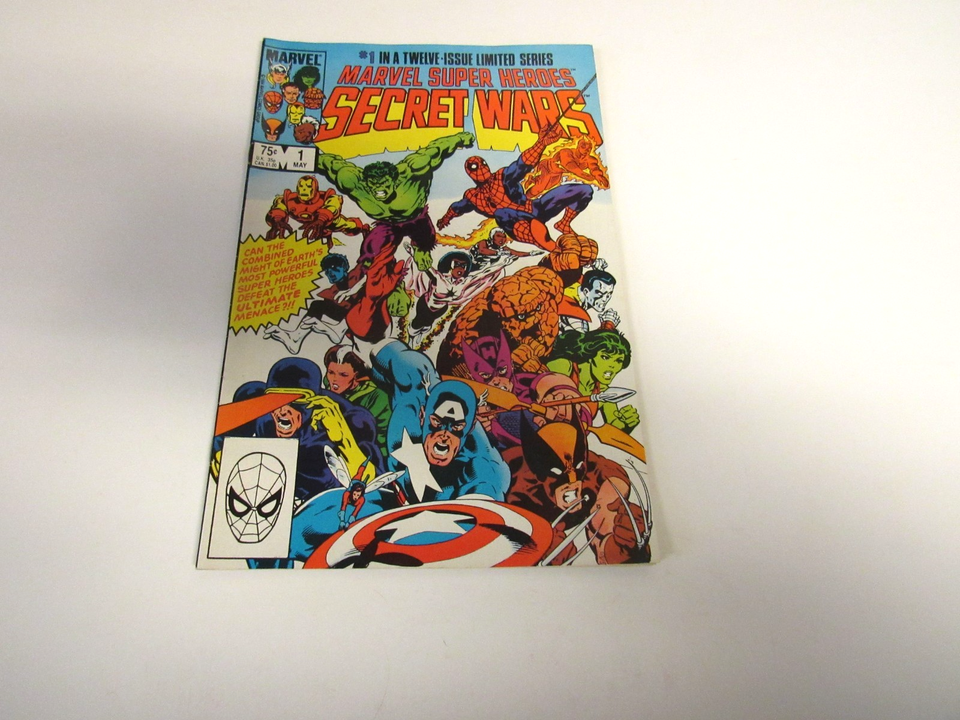 1984 Marvel Comics Marvel Super Heroes Secret Wars Comic #1 Newsstand ...
