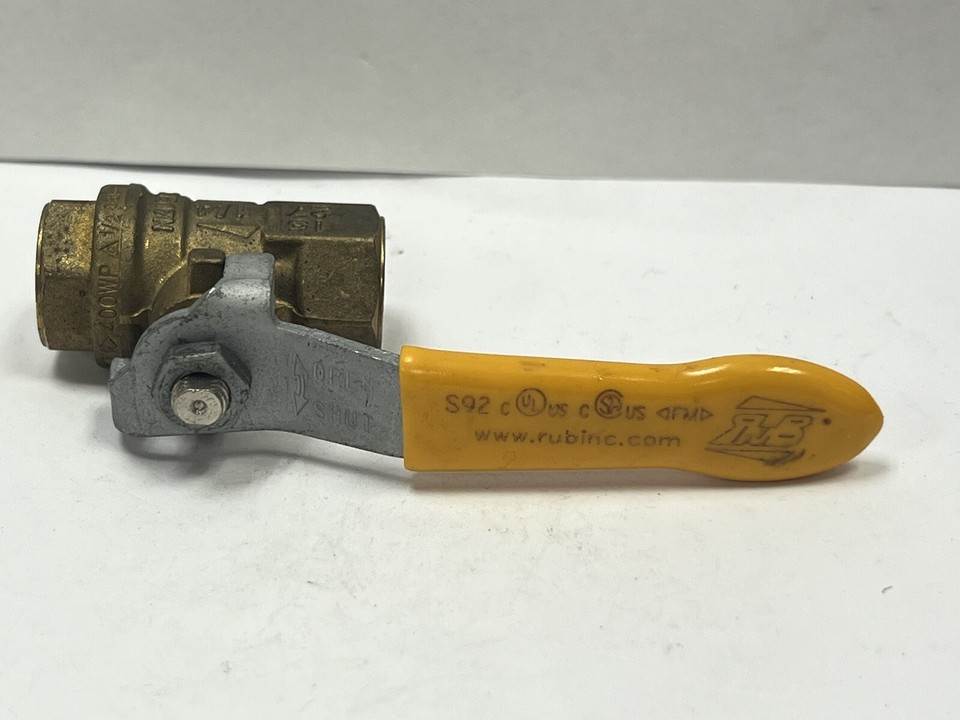 (1) NEW 1/4" Forged Brass Ball Valve PN40 DN8 600 CWP | eBay UK