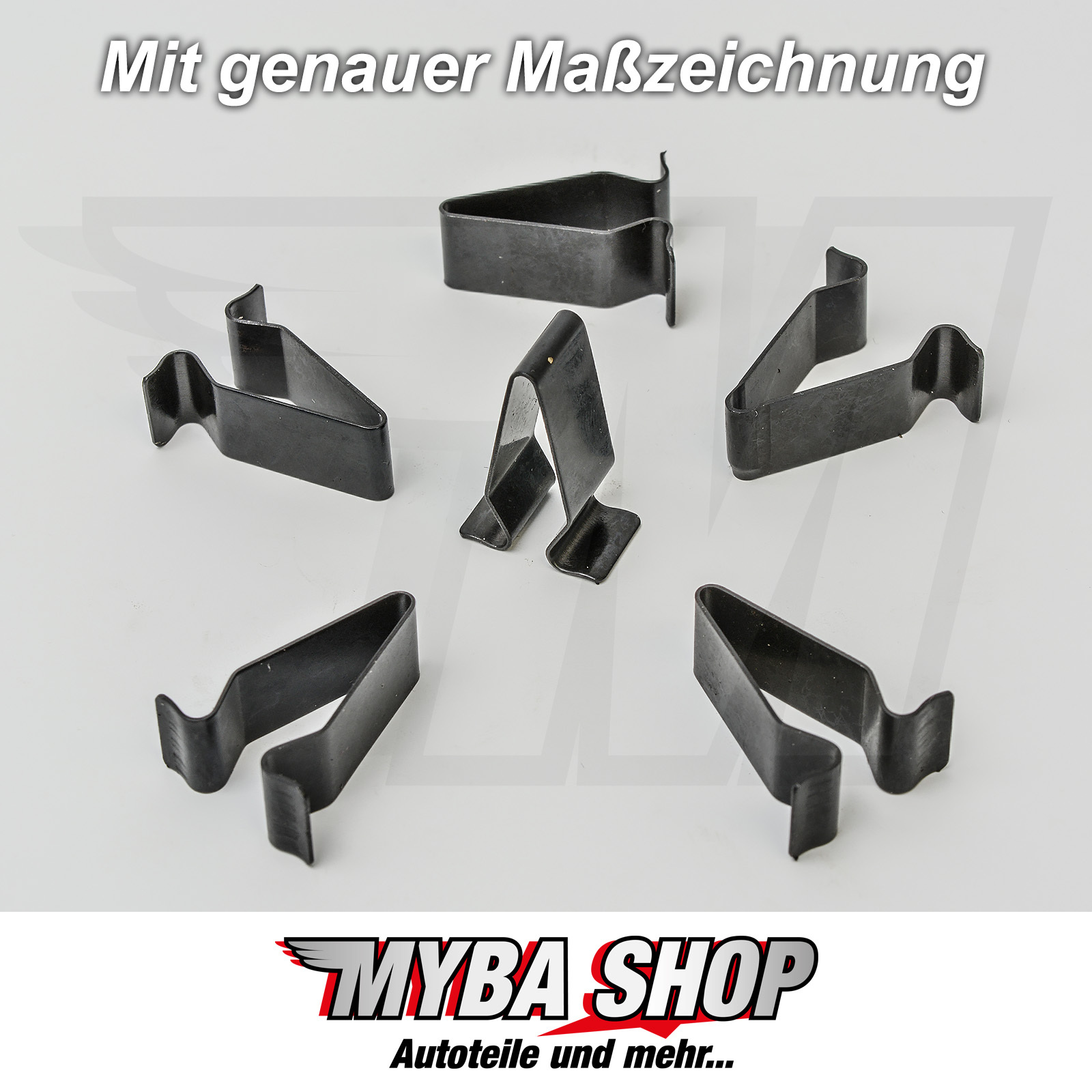 30x METALL HALTERUNG KLAMMERN KLEMME MUTTER AUDI VW SEAT SKODA | eBay