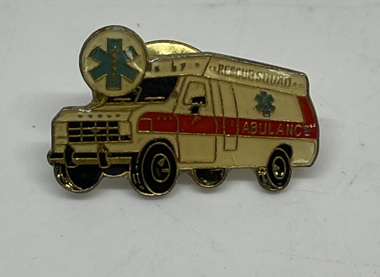 Ambulance Lapel Hat Pin Medic Tie Tac Fire Rescue EMS Emergency EMT ...