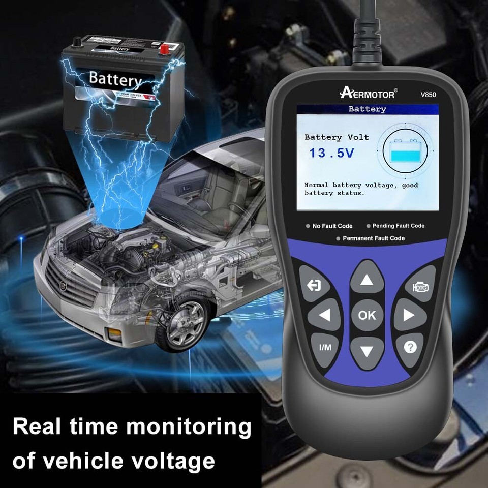 V850 OBD2 CAN OBDII Scanner Code Reader Car Diagnostic Scan Tool Check Engine | eBay