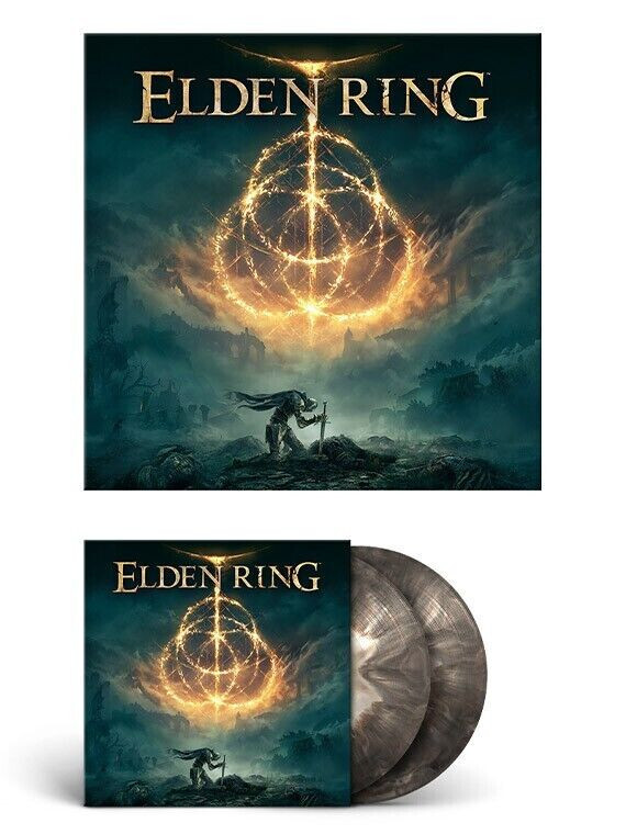 ELDEN RING OFFICIAL 2LP RPG Game Soundtrack Score SEALED Marble Vinyl ...