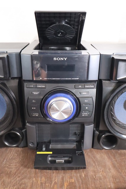 Sony MHC-EC909iP 3 Speaker AM/FM/CD Stereo System Remote *Read* CD Not ...