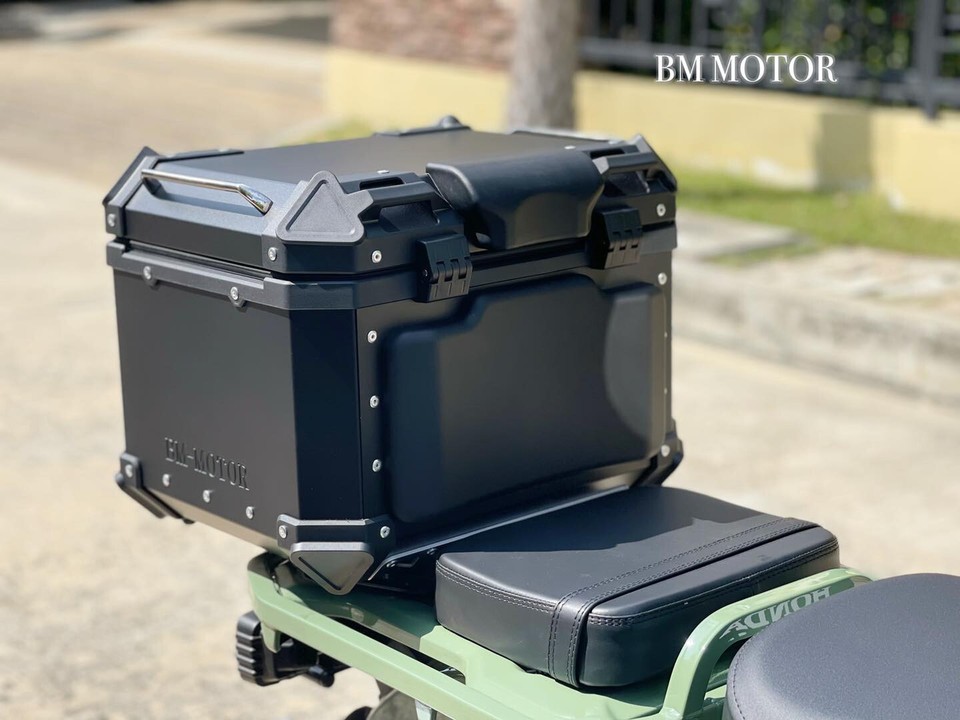 45L REAR RACK LUGGAGE HARD BOX CASE CARRY FOR HONDA CT125 TRAIL HUNTER ...