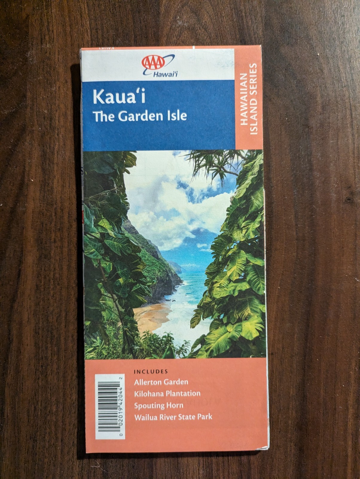 AAA HAWAII KAUA'I THE GARDEN ISLE ROAD MAP NEW | eBay
