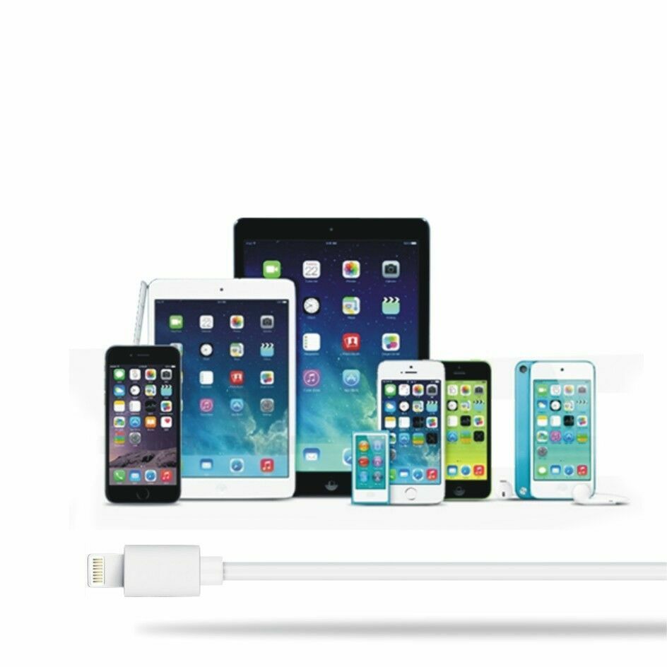 100% Genuine Core USB Data Charger Charging Cable Lead for iPhone iPad ...