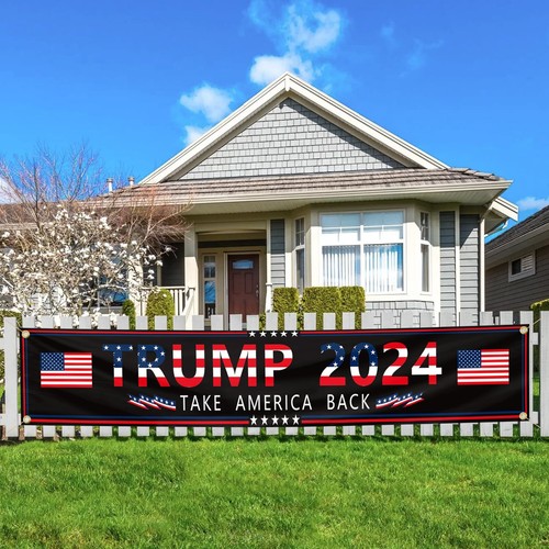 Donald Trump 2024 Take America Back Large Banner Outdoor 120" x 20 ...