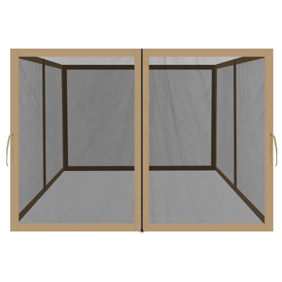 4 pack Canopy Sidewalls for 10'x10' Pop Up Tent Gazebo House Mesh ...