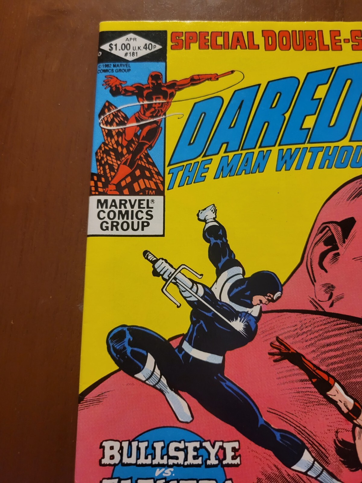 Daredevil #181 Marvel 1982 Frank Miller Death of Elektra Bullseye Nice ...