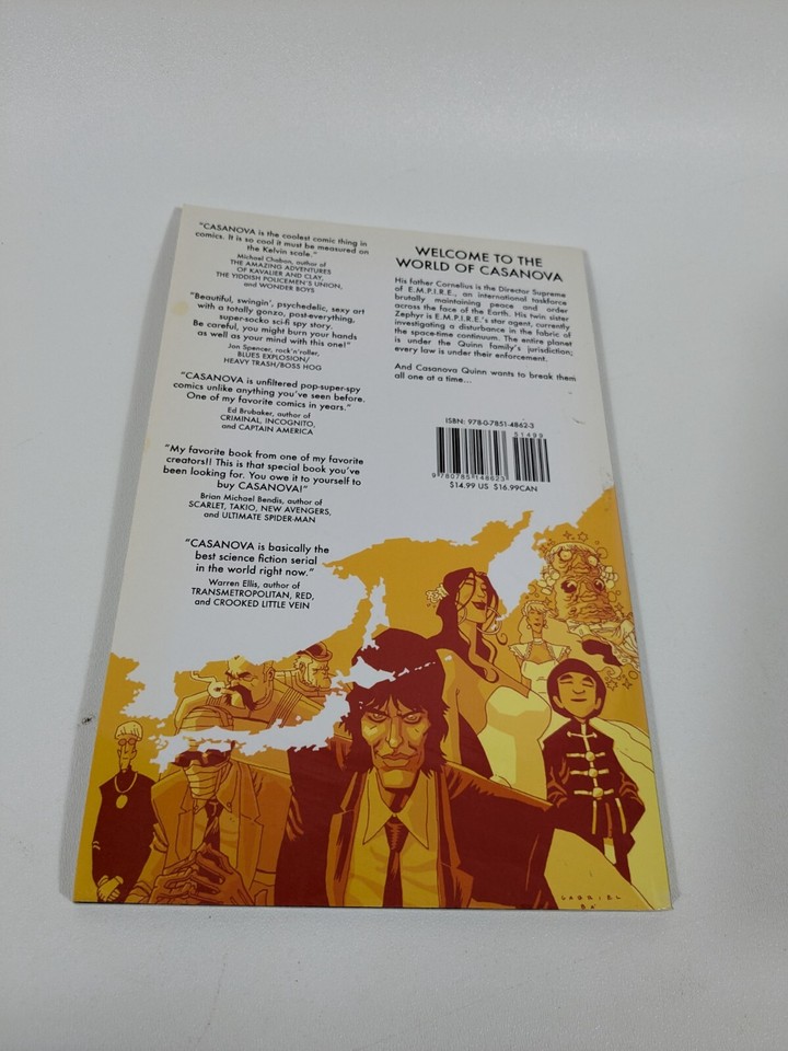 Casanova Vol 1 Luxuria TPB Matt Fraction Fábio Moon Gabriel Bá ...