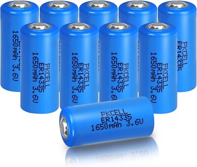 ER14335 2/3AA Batteries 3.6V 1650mAh Primary Lithium Battery 12Pcs | eBay