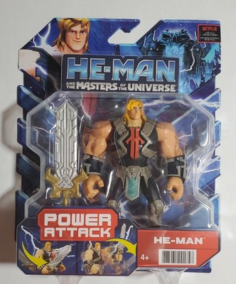 HE-MAN And The Masters Of The Universe HE-MAN Power Attack Figure ...