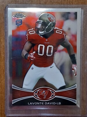 2012 Topps Chrome Lavonte David #198 Rookie RC Buccaneers Nebraska ...