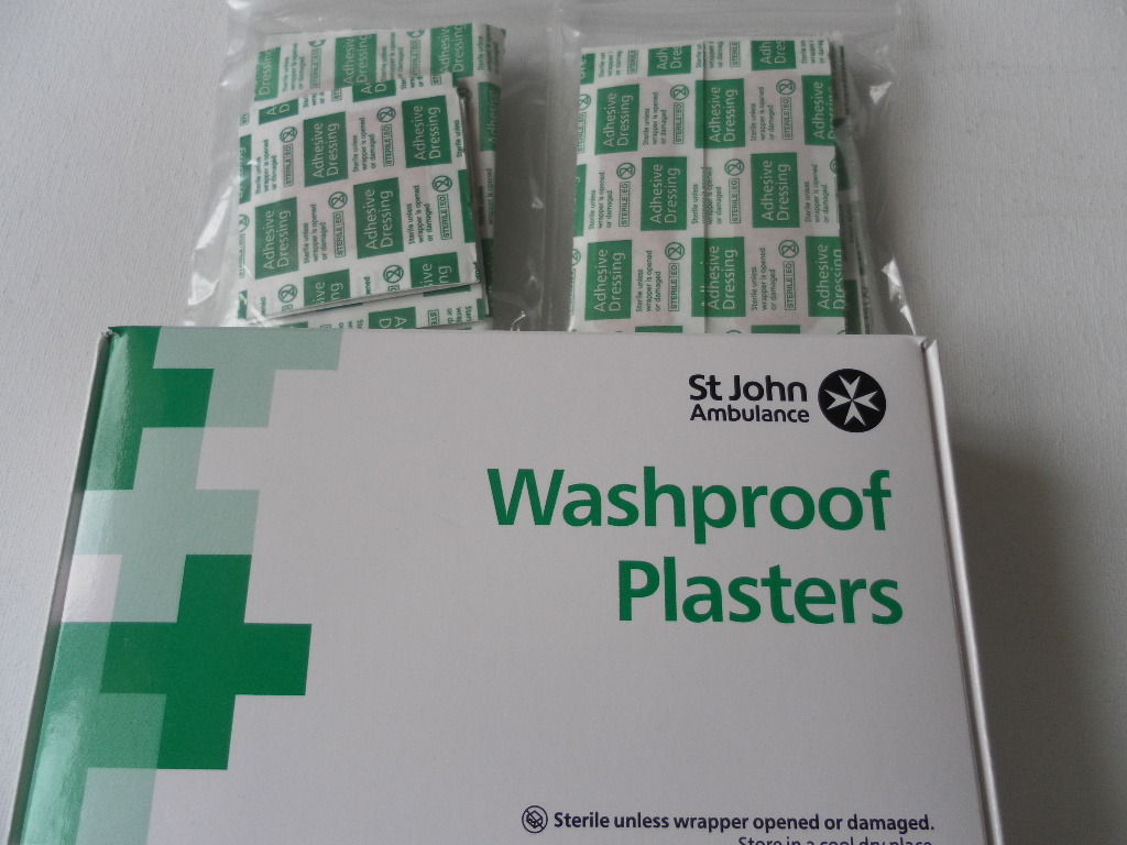 St John Ambulance Washproof Plasters Quantity 40 - 2 packs of 20 | eBay
