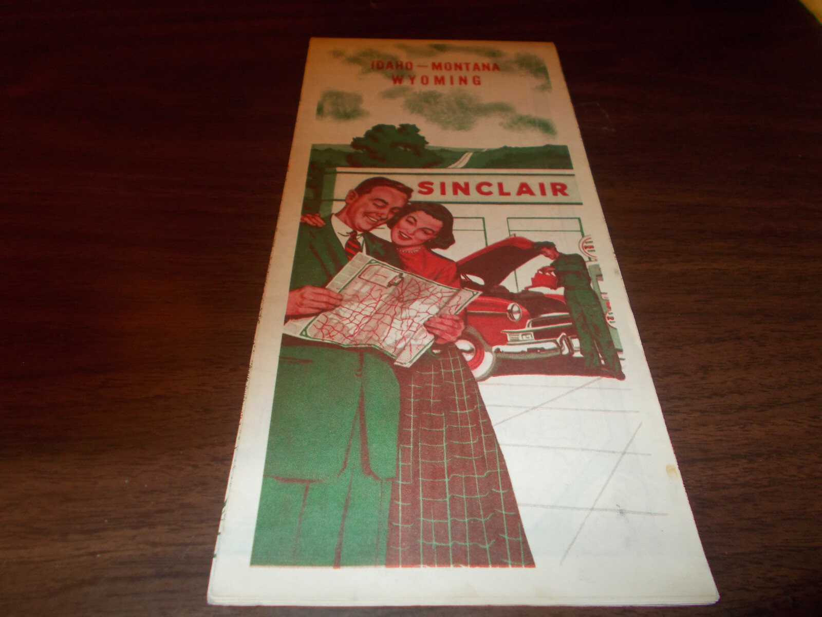 1953 Sinclair Idaho/Montana/Wyoming Vintage Road Map / 53A | eBay