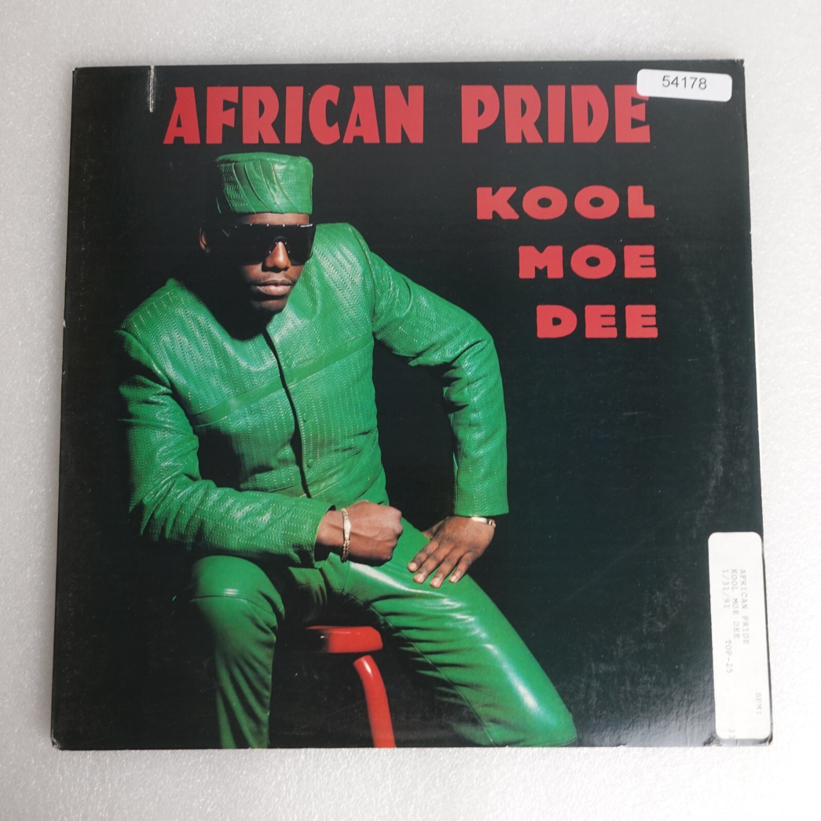 Kool Moe Dee African Pride SINGLE Vinyl Record Album | eBay