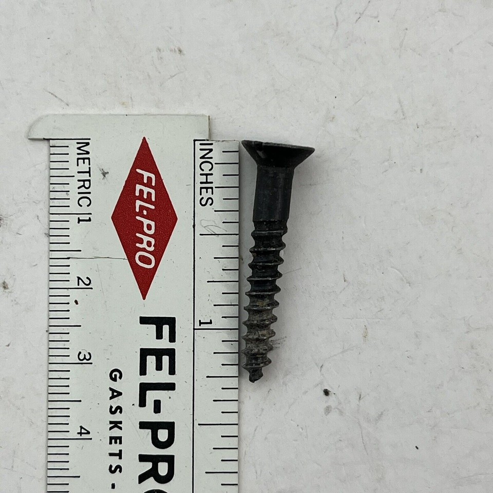 Set 8 Singer OEM Sewing Machine Treadle Drawer Slotted Screws to Wooden ...