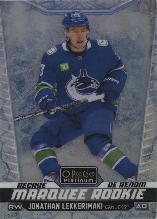 2024-25 O-Pee-Chee Platinum - Marquee Rookies Jonathan Lekkerimaki #281 ...