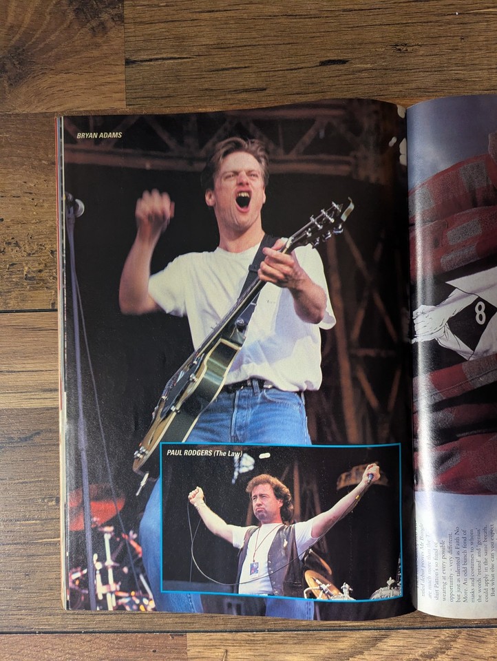 Kerrang! 350 Faith No More, Sebastian Bach/Jon Bon Jovi Giant Poster, L ...