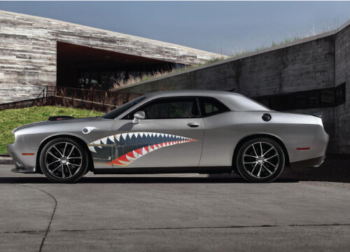 Fighter Jet Army Military Shark Vinyl Sticker Decal Vehicle Graphic ...