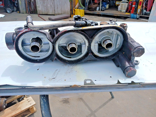 MACK MP7 ENGINE OIL FILTER BASE TESTED GOOD SEE PICS | eBay