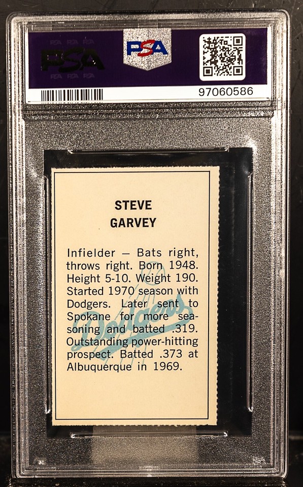 97060586 STEVE GARVEY 1971 Dell Today's Team Stamps PSA 9 (OC) | eBay