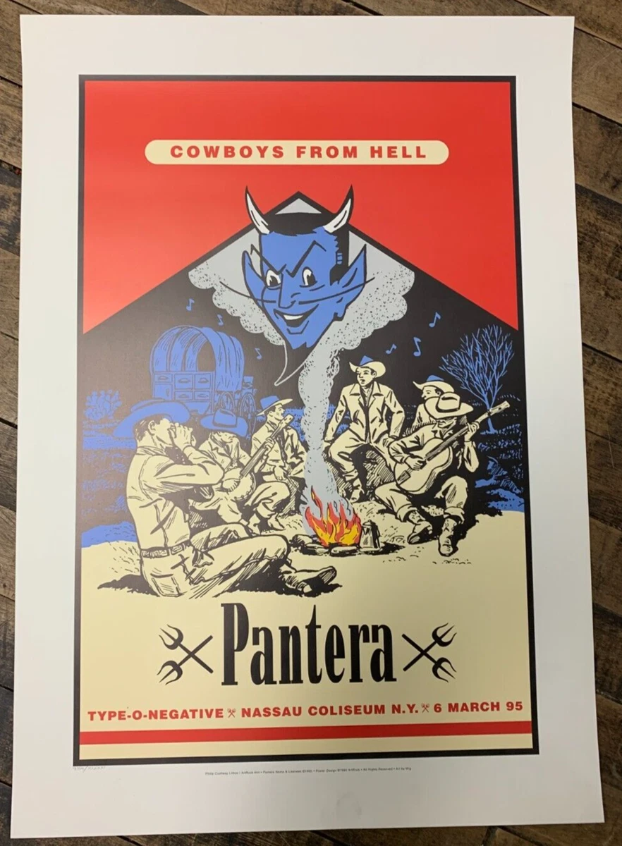 Pantera Cowboys From Hell Poster