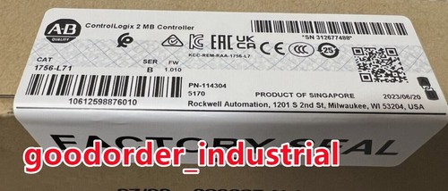 New Factory Sealed AB 1756-L71 SER B ControlLogix 2MB Controller ...