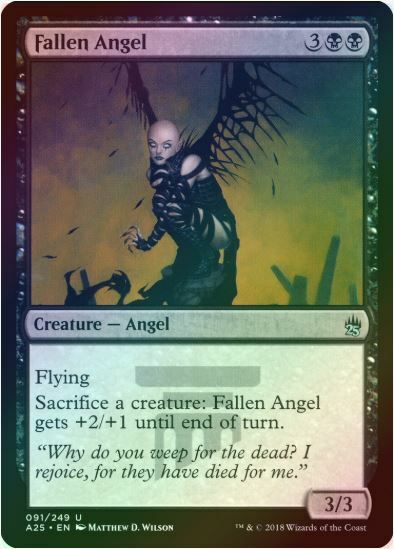 1 x Fallen Angel - Foil - Masters 25 - LP - Magic The Gathering - MTG ...