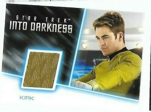 Star Trek Into Darkness Captain Kirk relic costume card movie | eBay