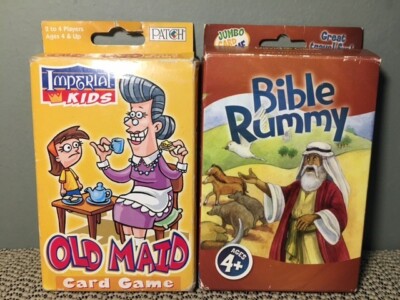 Bible Rummy + Old Maid Card Games Youth * LOT OF 2 * | eBay