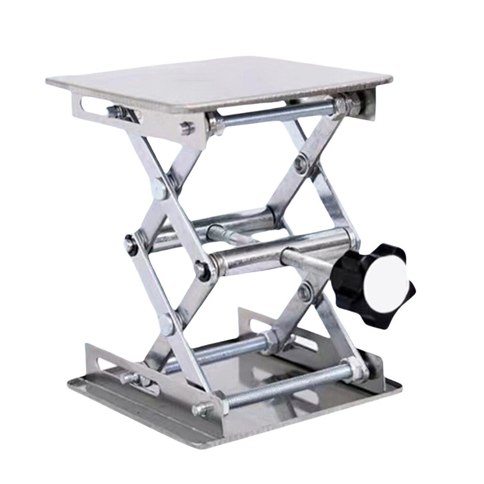 Manual Laboratory Table Lift Adjustable Lab Jack Stand Table Lift (100* ...