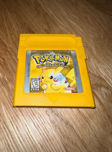 Pokemon Yellow Special Pikachu Edition Game Boy Original Authentic ...
