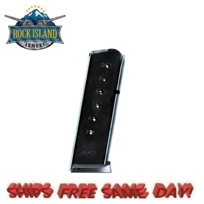 Rock Island/Armscor 1911 Compact A1 Mag for .45 ACP, 7 Rnd, Blued NEW ...
