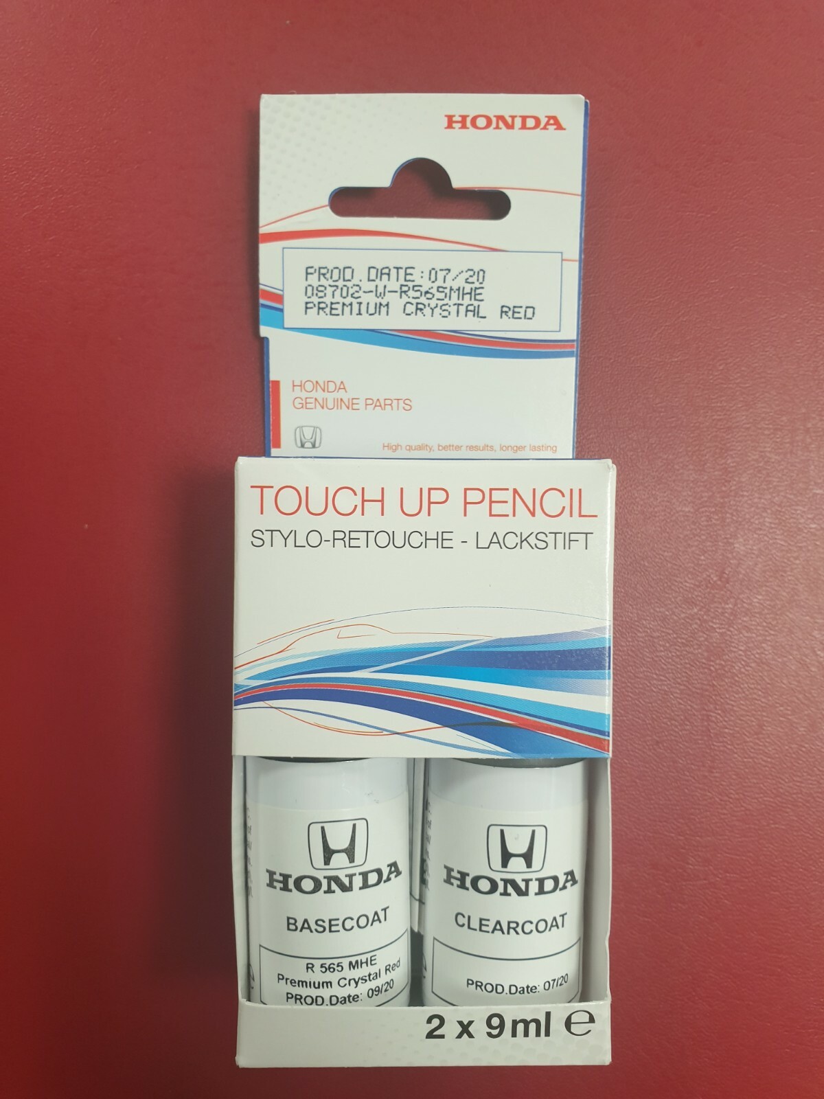 Genuine Honda Premium Crystal Red Touch up Paint R565m for sale online ...